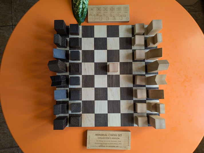 Collector's Minimal Chess Set. Handmade. Lanier Graham Chess set with ...