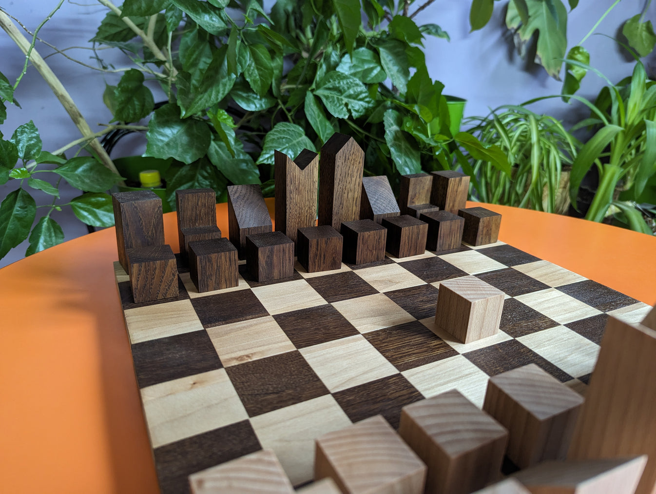 Collector's Minimal Chess Set. Handmade. Lanier Graham Chess set with ...