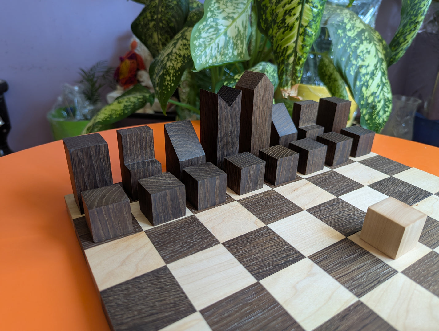 Collector's Minimal Chess Set. Handmade. Lanier Graham Chess set with ...